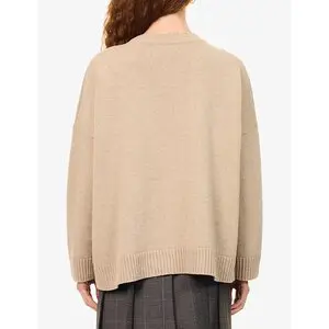 Max Mara Intarsia Motif Wool Jumper