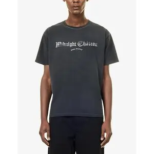 DUKE + DEXTER Mc Chess Washed Graphic-print Cotton T-shirt