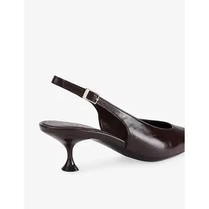 Carvela Elisia Leather Sling-back Courts