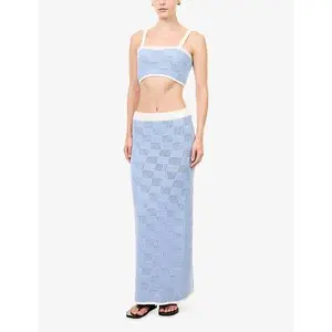 4TH & RECKLESS Yasmin Crochet Knit Maxi Skirt