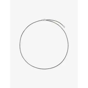 Monica Vinader Diamond Cut Sterling- Rolo Chain Necklace - Silver