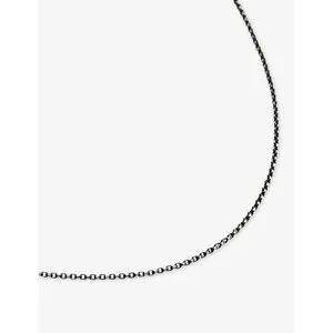 Monica Vinader Diamond Cut Sterling- Rolo Chain Necklace