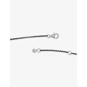 Monica Vinader Diamond Cut Sterling- Rolo Chain Necklace