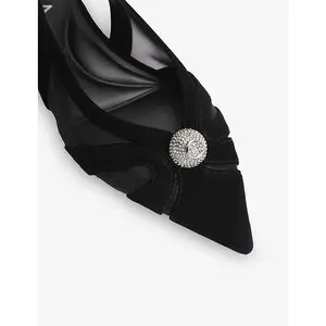 Carvela Lumera Suede Sling-back Courts
