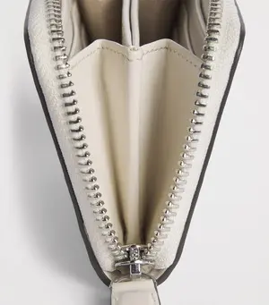 Harrods Leather Zip-around Purse