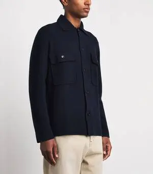 ALLUDE Virgin Wool-cashmere Overshirt