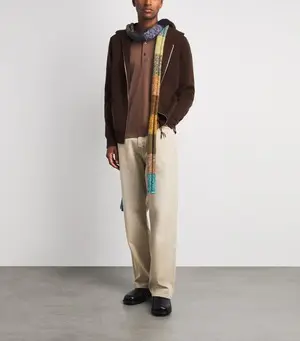 ALLUDE Wool-cashmere Zip-up Hoodie