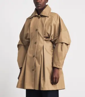 Palmer//harding Honesty Opens Short Trench Coat