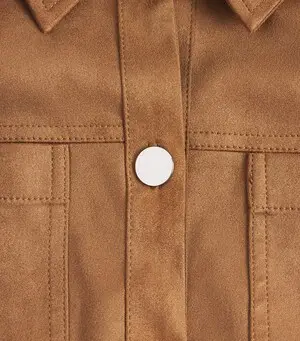 TOCCIN Faux Suede Isayla Shacket