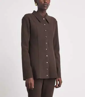 BIRROT Lay 2 Fitted Shirt - Brown