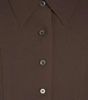 BIRROT Lay 2 Fitted Shirt - Brown