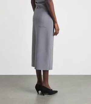 BIRROT Lay 2 Pleated Midi Skirt