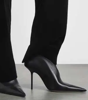 Khaite Velvet Hunter Straight Trousers