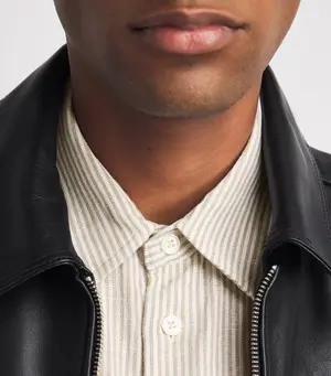 SAMSØE SAMSØE Linen-organic Cotton Stripe Saliam Shirt