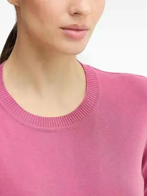 BENETTON Ribbed Trims Crew Neck Sweater
