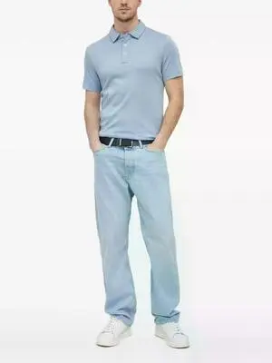 Michael Kors Logo-embroidered Polo Shirt - Blue