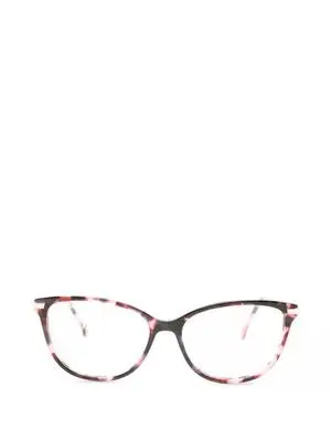 Carolina Herrera Tortoiseshell Cat-eye Glasses - Pink