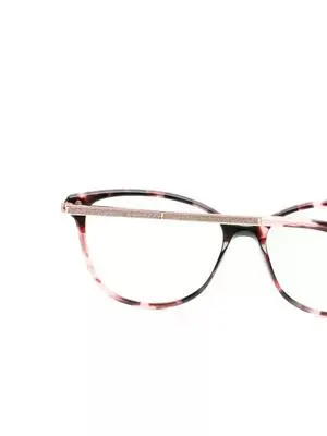 Carolina Herrera Tortoiseshell Cat-eye Glasses