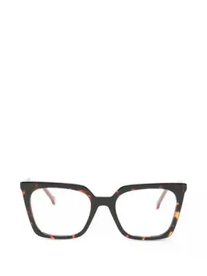 Carolina Herrera Square Frame Clip-on Eyeglasses