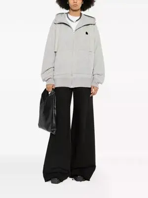 DOVER STREET MARKET Marl-effect Drawstring Hoodie
