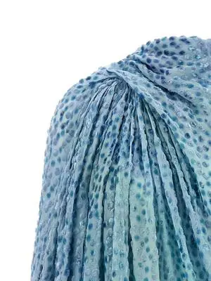 KIKO KOSTADINOV Caspian Devoré Polka-dot Dress