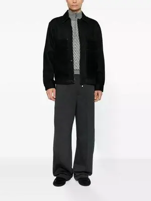 Emporio Armani Logo-patterned Denim Jacket