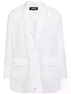 Undercover Single-breasted Cotton Blazer
