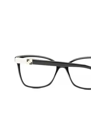 Carolina Herrera Logo-plaque Cat-eye Frame Glasses
