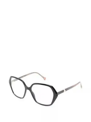 Carolina Herrera Geometric-frame Glasses - Black