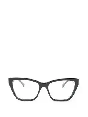 Carolina Herrera Geometric-frame Glasses - Black