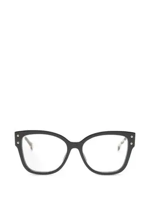 Carolina Herrera Tortoiseshell-effect Cat-eye Frame Glasses - Black