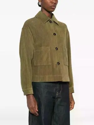 CIRCOLO 1901 Corduroy Patch-pocket Jacket - Green