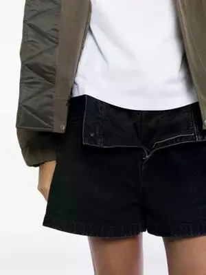 Sacai High-waisted Denim Shorts