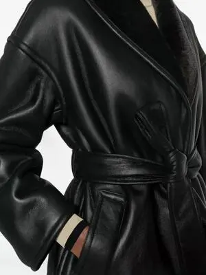 JOSEPH Manu Leather Coat