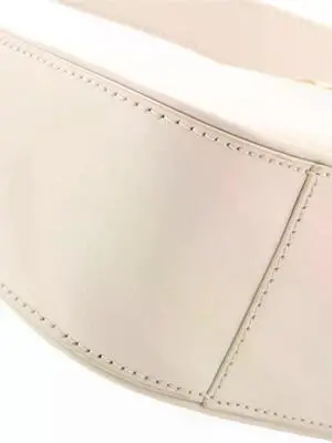 Saint Laurent Le 5 A 7 Leather Small Hobo Bag - Neutrals