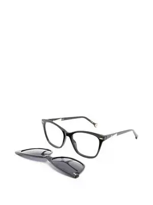 Carolina Herrera Cat-eye Clip-on Glasses