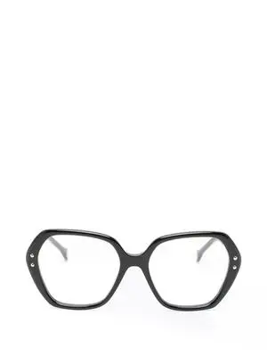 Carolina Herrera Geometric-frame Glasses - Black