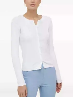 BENETTON Ribbed Button-up Cardigan