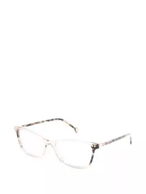 Carolina Herrera Tortoiseshell-temples Rectangle-frame Glasses