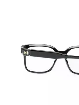 Carolina Herrera Logo-plaque Square-frame Glasses