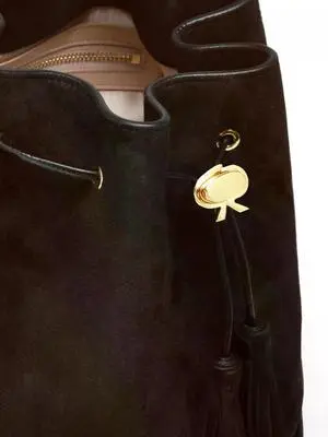 GIANVITO ROSSI Sienna Suede Bucket Bag