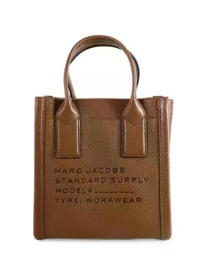 Marc Jacobs Logo-embossed Grained Leather Tote Bag