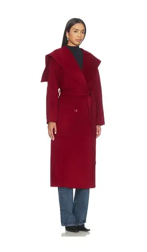 Ulla Johnson Rory Wool Coat - Red