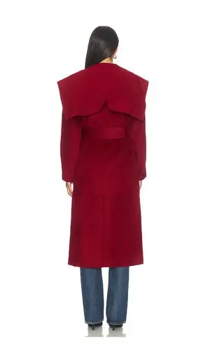 Ulla Johnson Rory Wool Coat - Red
