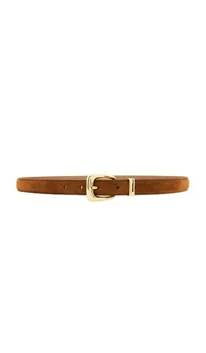 Veronica Beard Small Suede Arch Belt In . Also - Brown