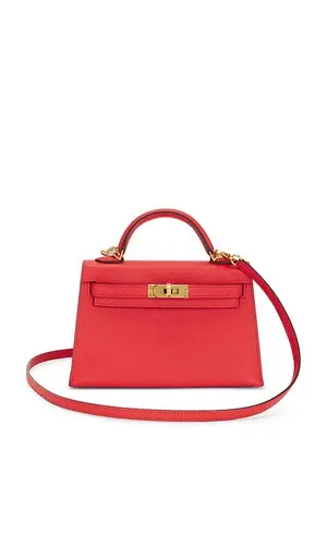 FWRD RENEW Hermes Epsom Kelly 20 Handbag - Red