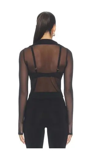 Michael Lauren Mathias Mesh Longsleeve Polo Henley In . Also