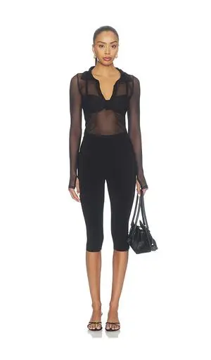 Michael Lauren Mathias Mesh Longsleeve Polo Henley In . Also