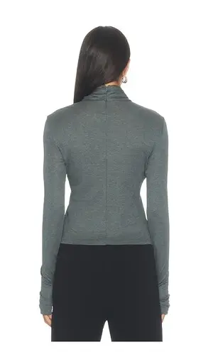 Misha Collection Tencil Longsleeve Twist Top In . Also