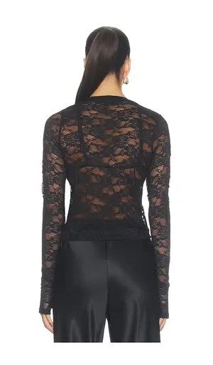 Michael Lauren Vesca Lace Snap Front Long Sleeve In . Also